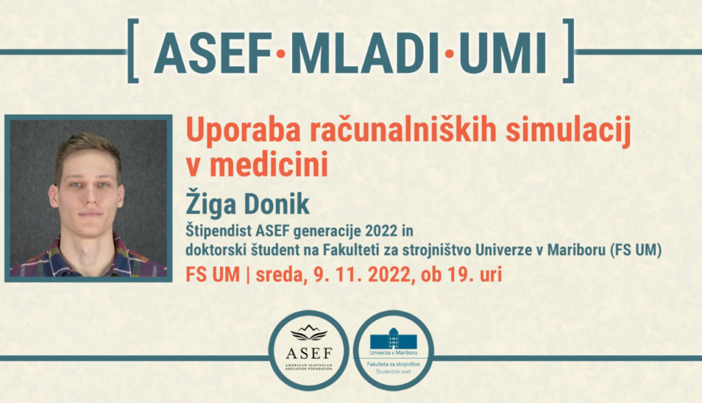 Žiga Donik: Uporaba računalniških simulacij v medicini｜Mlad.si